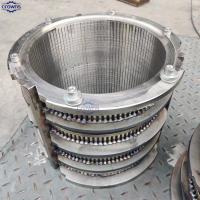 China 0.5mm 0.7mm 1mm gap Welded Wedge Wire Screen/ Johnson Well Pipe Bar Screens Filter Sieve bend screen for sale