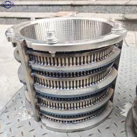 China 0.5mm 0.7mm 1mm gap Welded Wedge Wire Screen/ Johnson Well Pipe Bar Screens Filter Sieve bend screen for sale