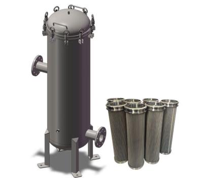 China 25-350 Mircon Micron Rating Bagho Filter Cages with Filter Bag Capacity of 3000L/Hour for sale