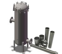 China 25-350 Mircon Micron Rating Bagho Filter Cages with Filter Bag Capacity of 3000L/Hour for sale