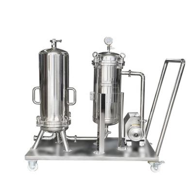 China Filter Bag Capacity 3000L/Hour Wire size 1.5x2mm Stainless Steel Bag Filter Housing for sale