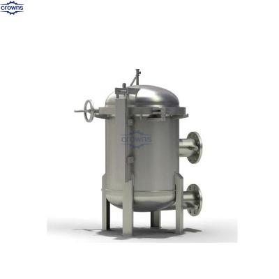 China SUS304/SUS316L Stainless Steel Multi Bag Filter Housing Industrial Water Filters for Food Industry for sale