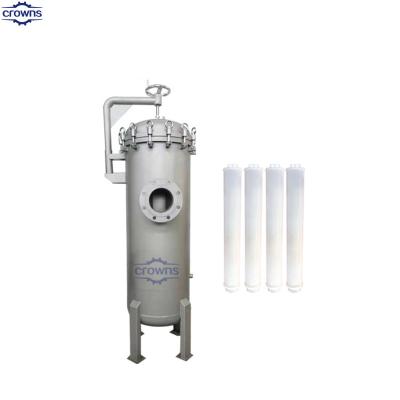 China SS Filter Housing for High Performance, Filter Length 10-40'', 0.6/1.0/1.6Mpa for sale