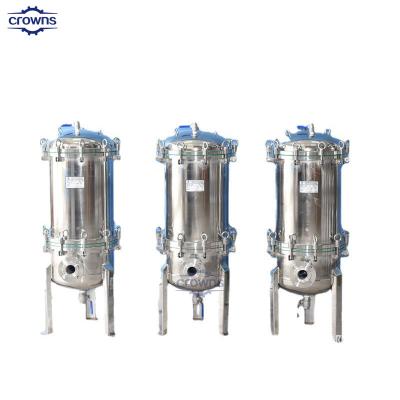 China Multi Cartridge Filter Housing with 0.6/1.0/1.6Mpa Working Pressure & 1μm-100μm Filtration Accuracy for sale