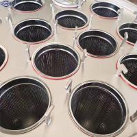 China Stainless Steel Multi Bag Filter Housing Industrial Water Filters For Food Industry for sale