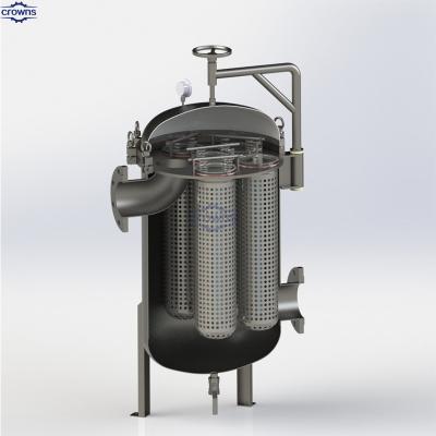 China Stainless Steel Multi Bags Filter Housing for Industrial & Food Industry for sale