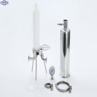 China Multi Cartridge Filter Housing with 0.6/1.0/1.6Mpa Pressure and 5℃-100℃ Design Temperature for sale