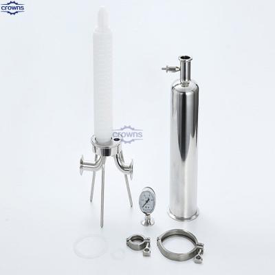 China Multi Cartridge Filter Housing with 0.6/1.0/1.6Mpa Pressure and 5℃-100℃ Design Temperature for sale