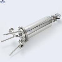 China Multi Cartridge Filter Housing with 0.6/1.0/1.6Mpa Pressure and 5℃-100℃ Design Temperature for sale