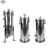 China Stainless Steel Multi Bags Filter Housing for Industrial Water Filtration for sale