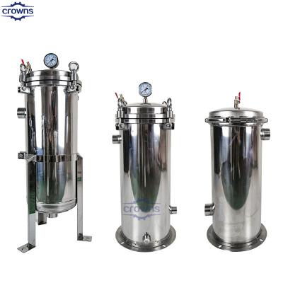 China Stainless Steel Multi Bags Filter Housing for Industrial Water Filtration for sale