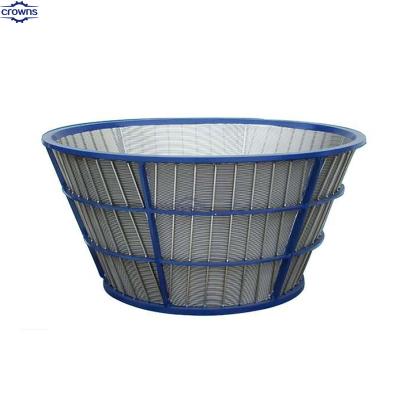 China Stainless Steel Centrifuge Basket for Industrial Applications for sale