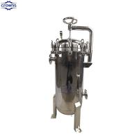 China Stainless Steel Bag Filter Housing for Industrial Water Filtration for sale