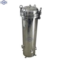China Stainless Steel Bag Filter Housing for Industrial Water Filtration for sale