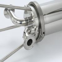 China SUS304/316L Stainless Steel Filtergehäuse for High Removal Rating for sale