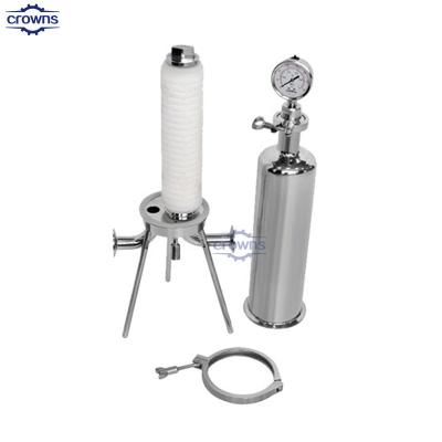 China Customizable SS304/SS316 Body Material with Various Seals  1μm - 100μm Filtration Accuracy for Various Applications for sale