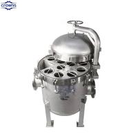 China Stainless Steel Multi Bags Filter Housing for Industrial Water Filters for sale