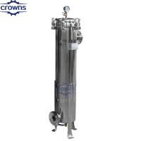 China Stainless Steel Multi Bags Filter Housing for Industrial Water Filters for sale