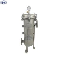 China Stainless Steel Bag Filter Housing with Strong Dirt Holding Capacity and Energy Saving for sale