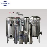 China Stainless Steel Multi Bags Filter Housing for Industrial Water Filters for sale
