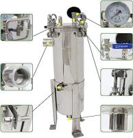 China Max.Operating Pressure 6.0bar 87psi Stainless Steel Bag Filter Housing for sale