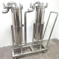 China 50 GPM Multi Cartridge Filter Housing With Inlet/Outlet 2 And 9.75 Cartridge Length for sale