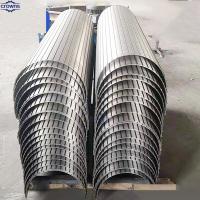 China Stainless Steel Sieve Bend Screen For Wastewater Treatment, 0.3mm Slot Size for sale