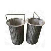 China Polishing Centrifuge Basket With 99% Filter Rating And Triangle Wedge Wire for sale
