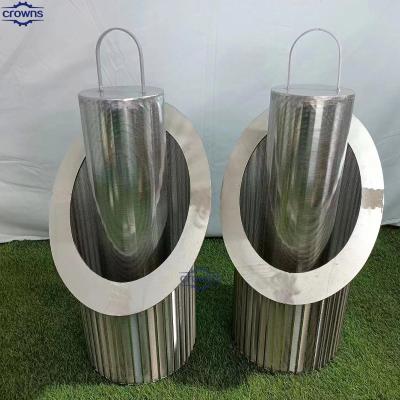 China High Efficiency Centrifugal Filtration Basket with 3*5mm Support Rod and Triangle Wedge Wire for sale