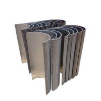 China High Performance Sieve Bend Screen With Square Hole Shape And 2*4mm Profile Wire for sale