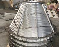 China High Performance Sieve Bend Screen With Square Hole Shape And 2*4mm Profile Wire for sale