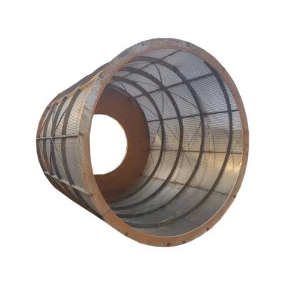 China Square Centrifuge Basket with 2*4mm Profile Wire for Precise Separation 1500 Dimension for sale