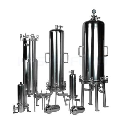 China Stainless Steel Bag Filter Housing for Heavy Duty Filtration and Wire size 2x3mm Etc for sale
