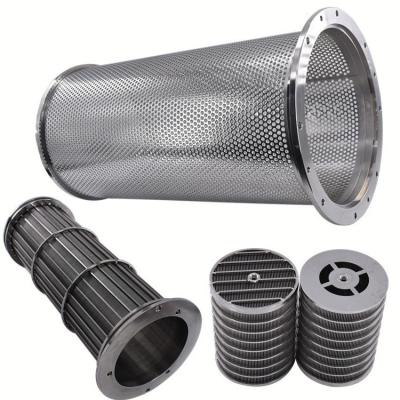 China Wire Size 2x3mm Wedge Wire Screen for Filter Rating 27%-80% Filter Mesh for sale