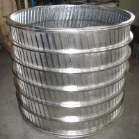 China Wire Size 2x3mm Wedge Wire Screen for Filter Rating 27%-80% Filter Mesh for sale