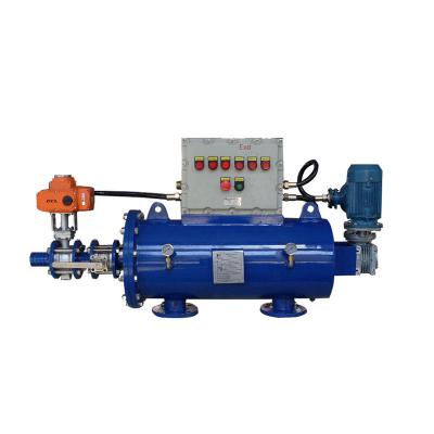 China 50/100/200 Micron Filter With Electric Valve Wedge Wire Screen Automatic Backwash Self Cleaning Laminated Filter for sale