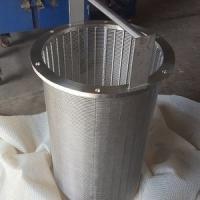 China Customized Hole Size Industrial Sieve Screen With 0.1-0.55 Seam Size And 37-90 Motor Power for sale