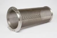 China Customized Hole Size Industrial Sieve Screen With 0.1-0.55 Seam Size And 37-90 Motor Power for sale