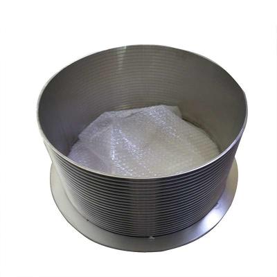 China Rectangle Hole Shape Sieve Screen For Paper Industry With Seam Size 0.1-0.55 for sale