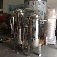 China Food Industry Hygienic Stainless Steel Duplex Filter Housing For Water Beverage Juice for sale