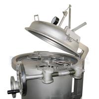 China Food Industry Hygienic Stainless Steel Duplex Filter Housing For Water Beverage Juice for sale
