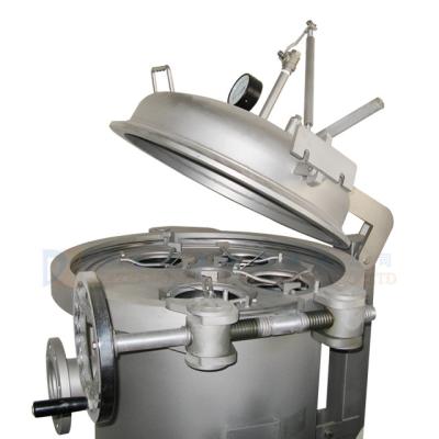 China Food Industry Hygienic Stainless Steel Duplex Filter Housing For Water Beverage Juice for sale