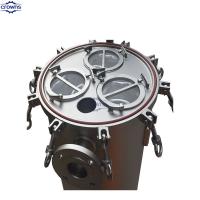 China High Efficiency 3 Micron PP Filter Bag Filter Housing For Coconut Water Milk Oil Filtration for sale