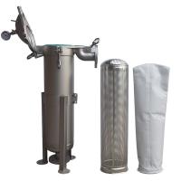 China High Precision Water Bag Filter Housing Stainless Steel 304/316 7-8 Bar for sale