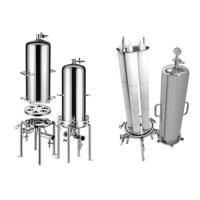 China Ss Cartridge Filter Housing For Water Purification Stainless Steel Series Multi Cartridge Filter Housing Chamber for sale