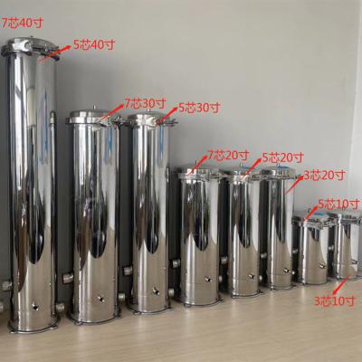 China 9.75 Cartridge Length Industrial Cartridge Filters Housing With 222 O-Ring Filter Elements for sale