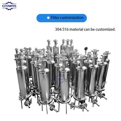 China Max. Pressure 150 Psi-0.6mpa High Pressure Filter Housing for 50 GPM Flow Rate for sale