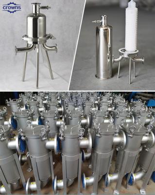 China 2.5 Cartridge Diameter Multi Cartridge Filter Housing for 1 2 3 4 for sale