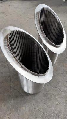 China Polishing Centrifuge Basket With 2*4mm Profile Wire And Stainless Steel Material for sale