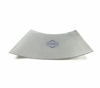 China Stainless Steel Wedge Wire Curve Screen Flat Screen Panel For Fishpond filtration for sale